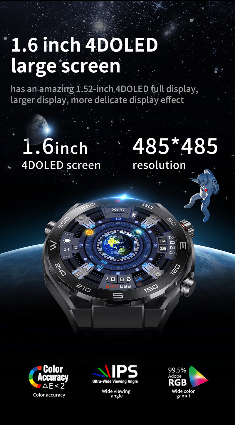 2023 NEW 1GB MT15S For Huawei Watch Ultimate New Smart Watch Men NFC ...