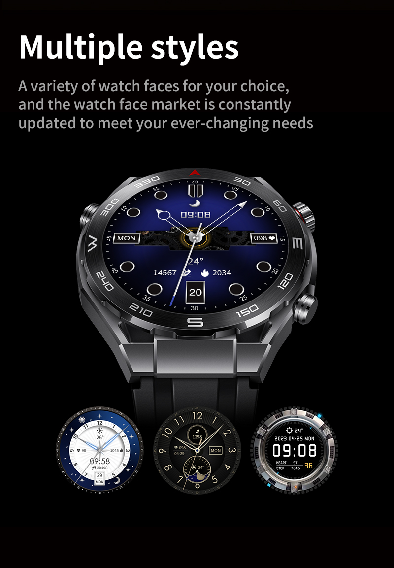 2023 NEW 1GB MT15S For Huawei Watch Ultimate New Smart Watch Men NFC ...