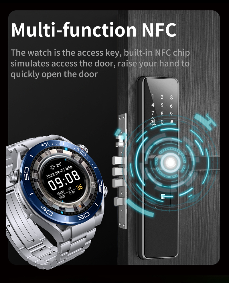 2023 NEW 1GB MT15S For Huawei Watch Ultimate New Smart Watch Men NFC ...