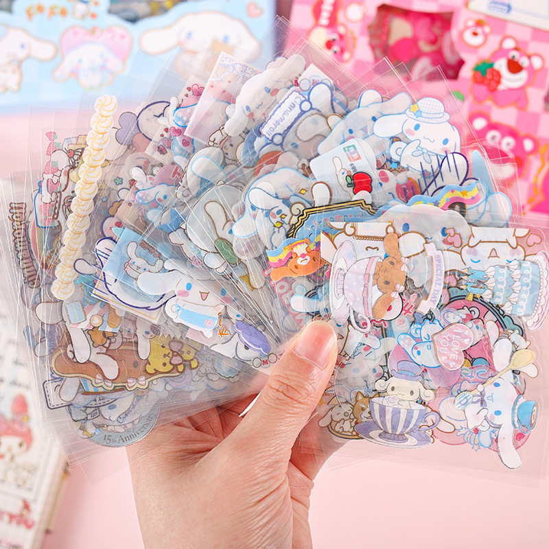Cute Cartoon 100 Pieces Boxed Notebook Stickers Creative Children's ...