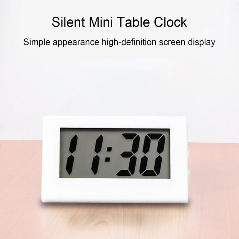 KIPRUN Mini Lcd Digital Clock Portable Table Electronic Clock For ...