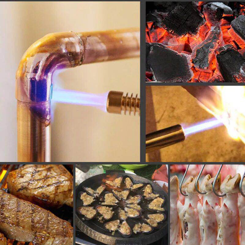 KIPRUN flamethrower, Camping Gas Torch all bronze Multipurpose Welding ...