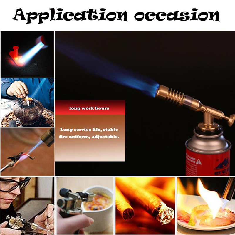 KIPRUN flamethrower, Camping Gas Torch all bronze Multipurpose Welding ...