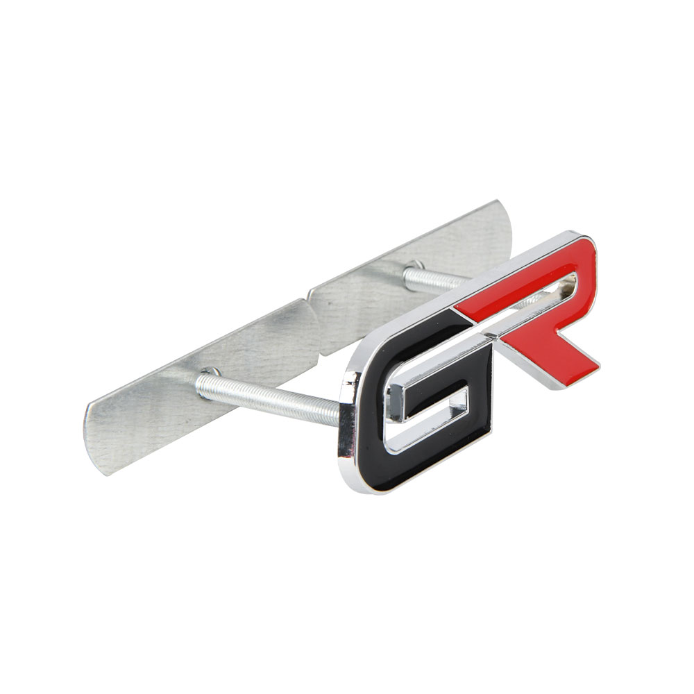 Car Front Hood Grille & Rear Trunk Stickers GR Sport Emblem Metal 3D ...