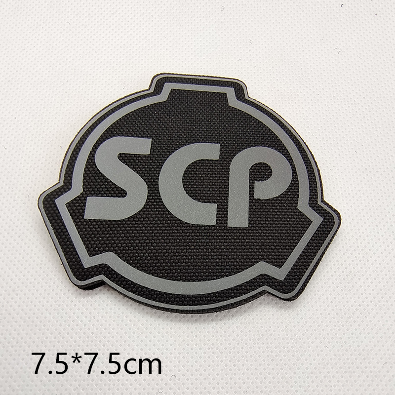 Scp Foundation Reflective Velcro Badge Heat Transfer Cloth Sticker ...