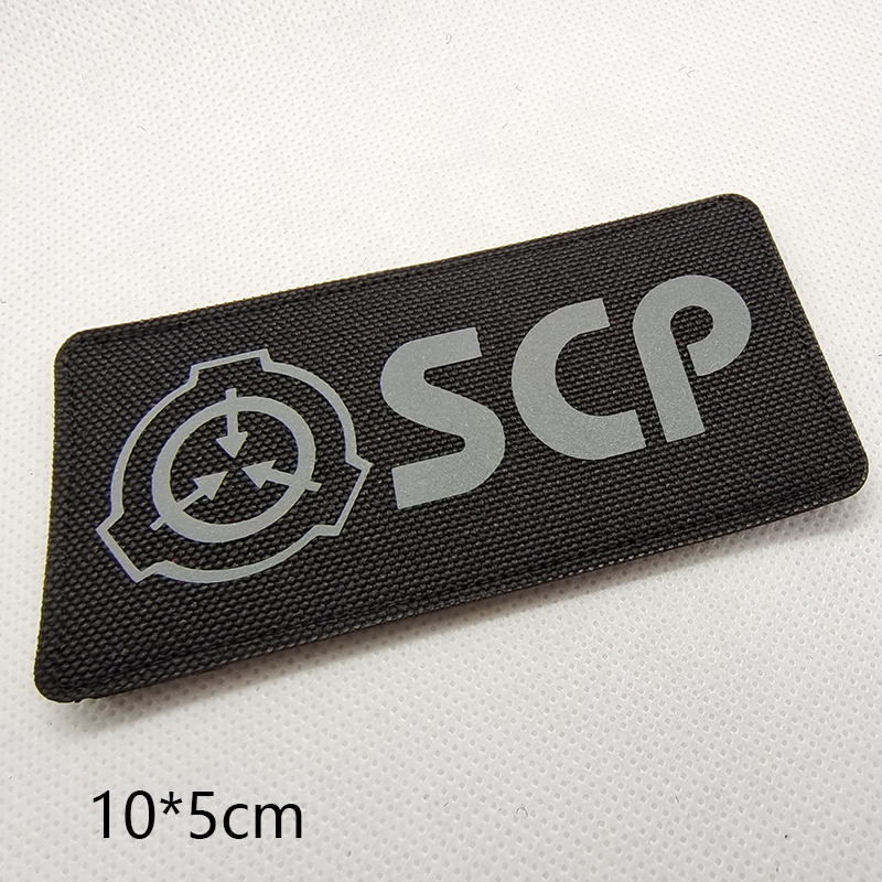 Scp Foundation Reflective Velcro Badge Heat Transfer Cloth Sticker ...