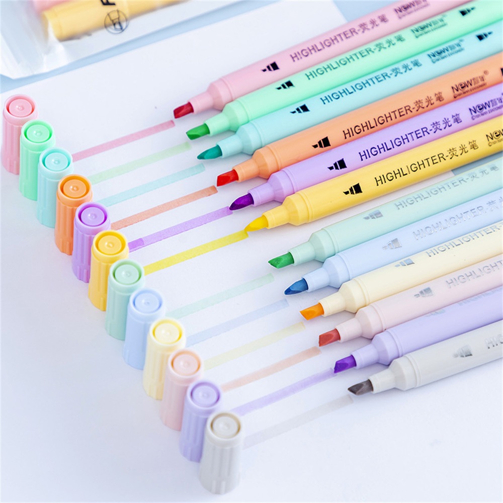 XJ- 4pcs Twinkle Glitter Highlighter Bling Bling Sparkling Pen Colour ...