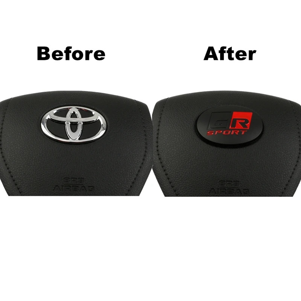 Car Decals Steering Wheel Panel Sticker GR Sport Emblem GAZOO RACING ...