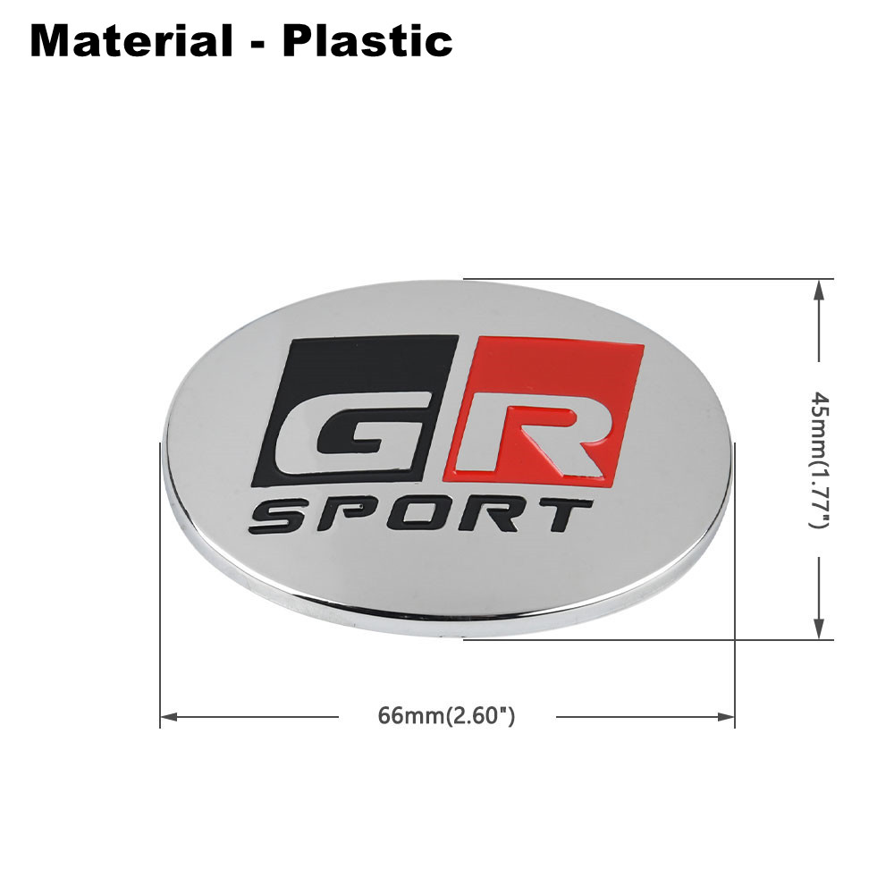 Car Decals Steering Wheel Panel Sticker GR Sport Emblem GAZOO RACING ...