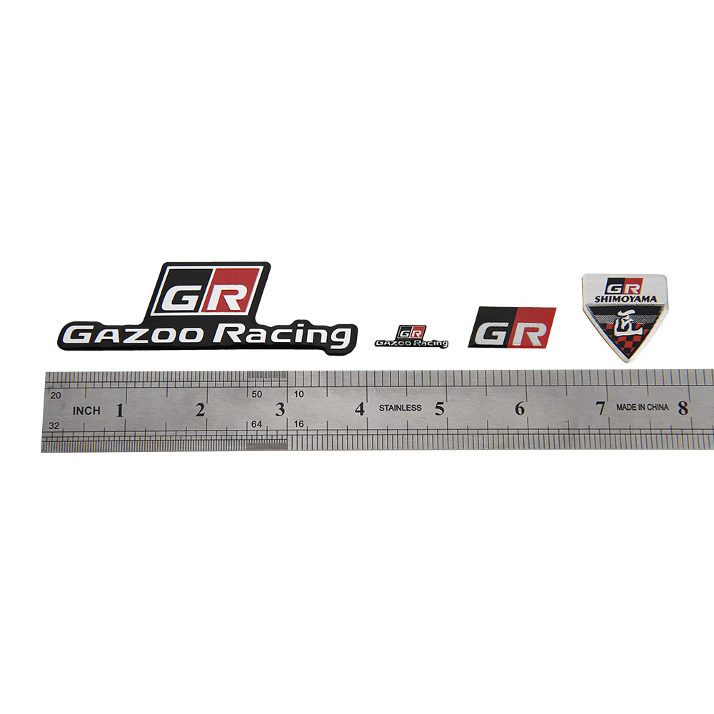 Car Decals Steering Wheel Panel Sticker GR Sport Emblem GAZOO RACING ...
