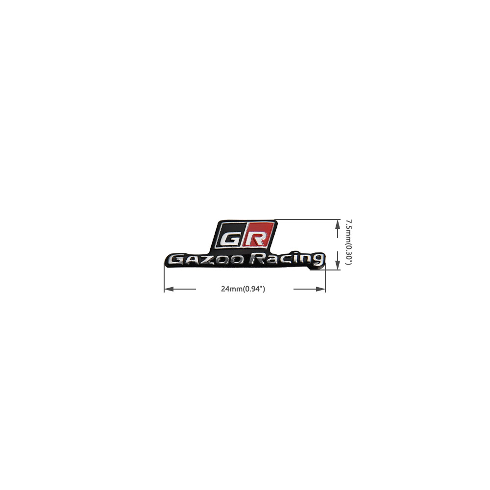 Car Decals Steering Wheel Panel Sticker GR Sport Emblem GAZOO RACING ...