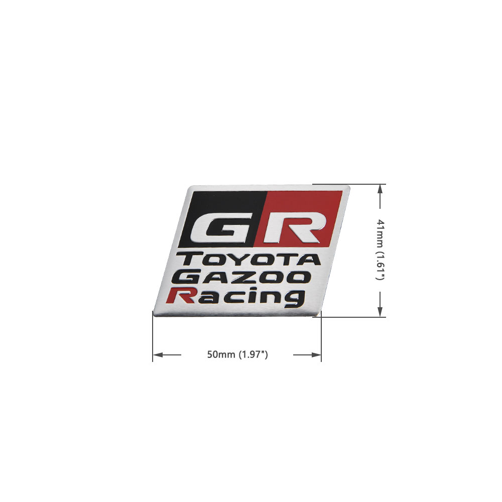 Car Decals Steering Wheel Panel Sticker GR Sport Emblem GAZOO RACING ...