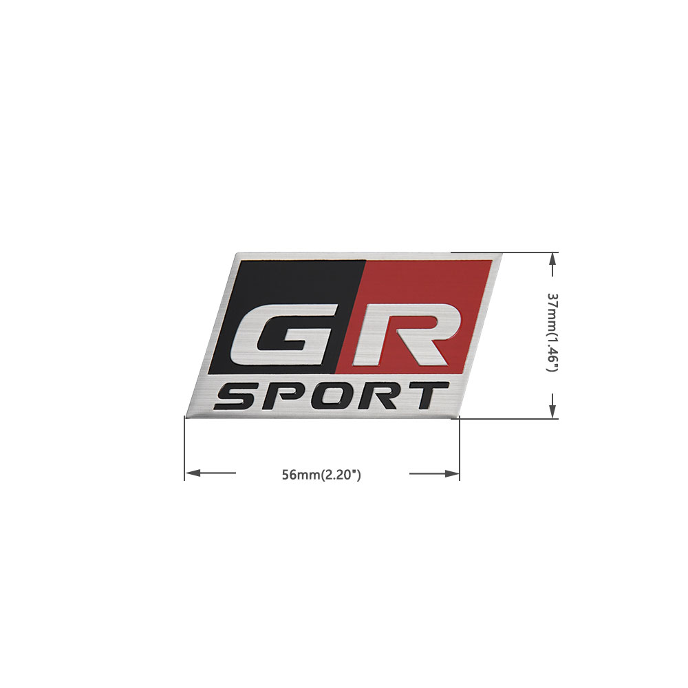 Car Decals Steering Wheel Panel Sticker GR Sport Emblem GAZOO RACING ...