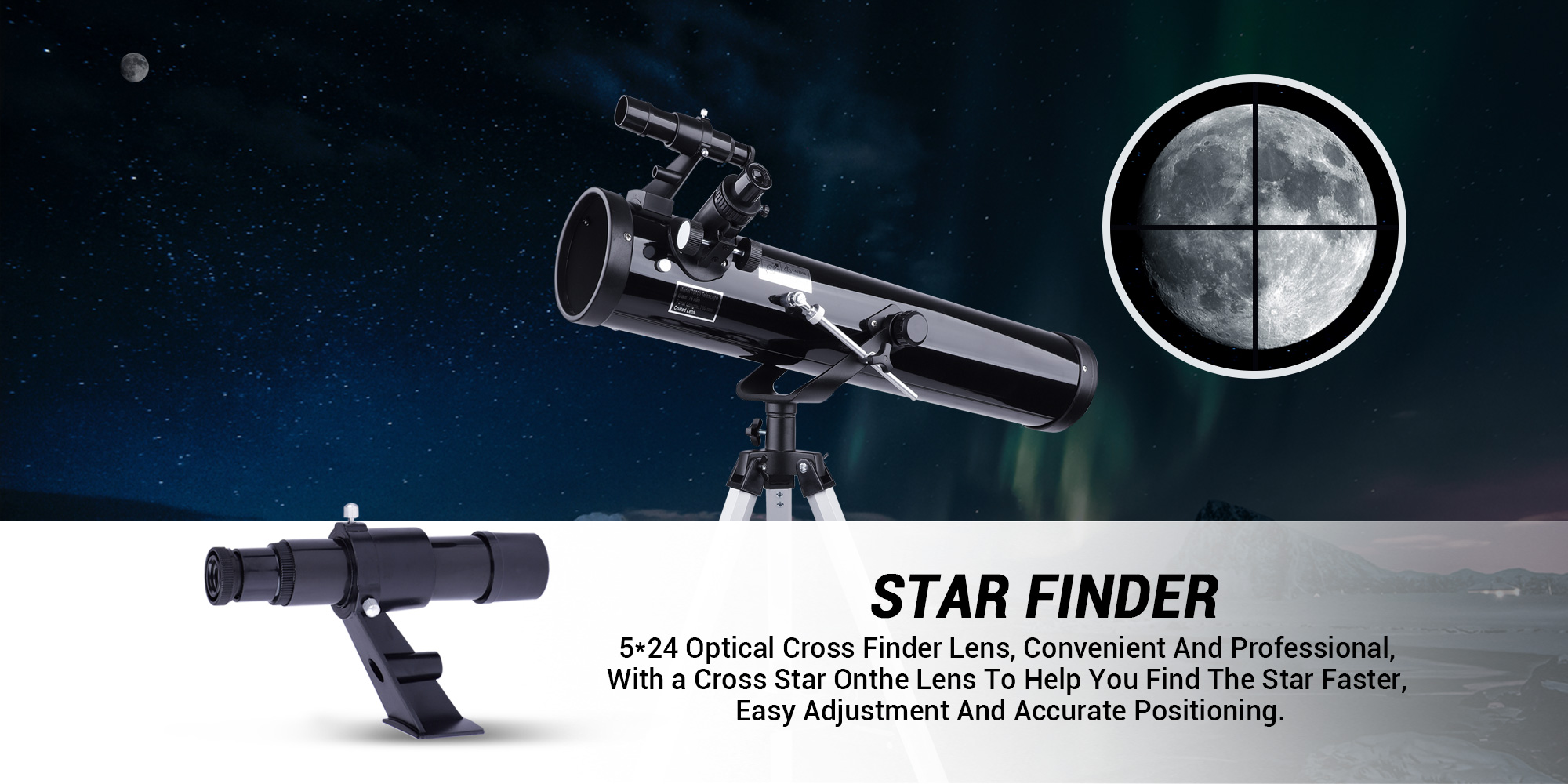 USCAMEL Telescope Astronomical 525x Professional With Tripod Finder ...