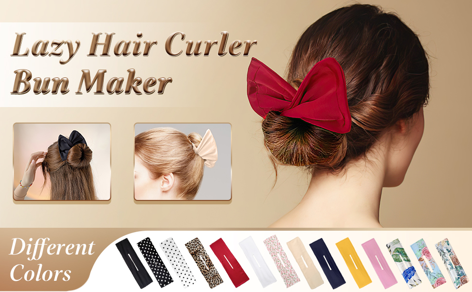 3Pcs Hair Bun Maker Deft Bun for Hair Twister, Flexible Donut Hair Bun ...