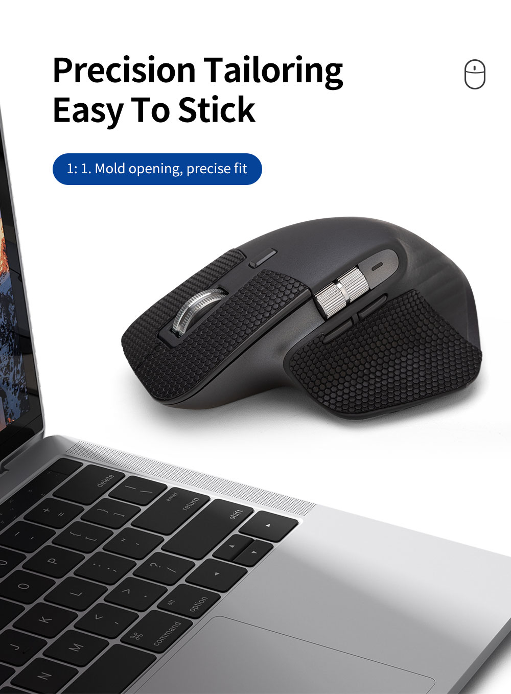 Mouse anti-skid sticker For Logitech MX Master 2s 3 3s Mice skin Sweat ...