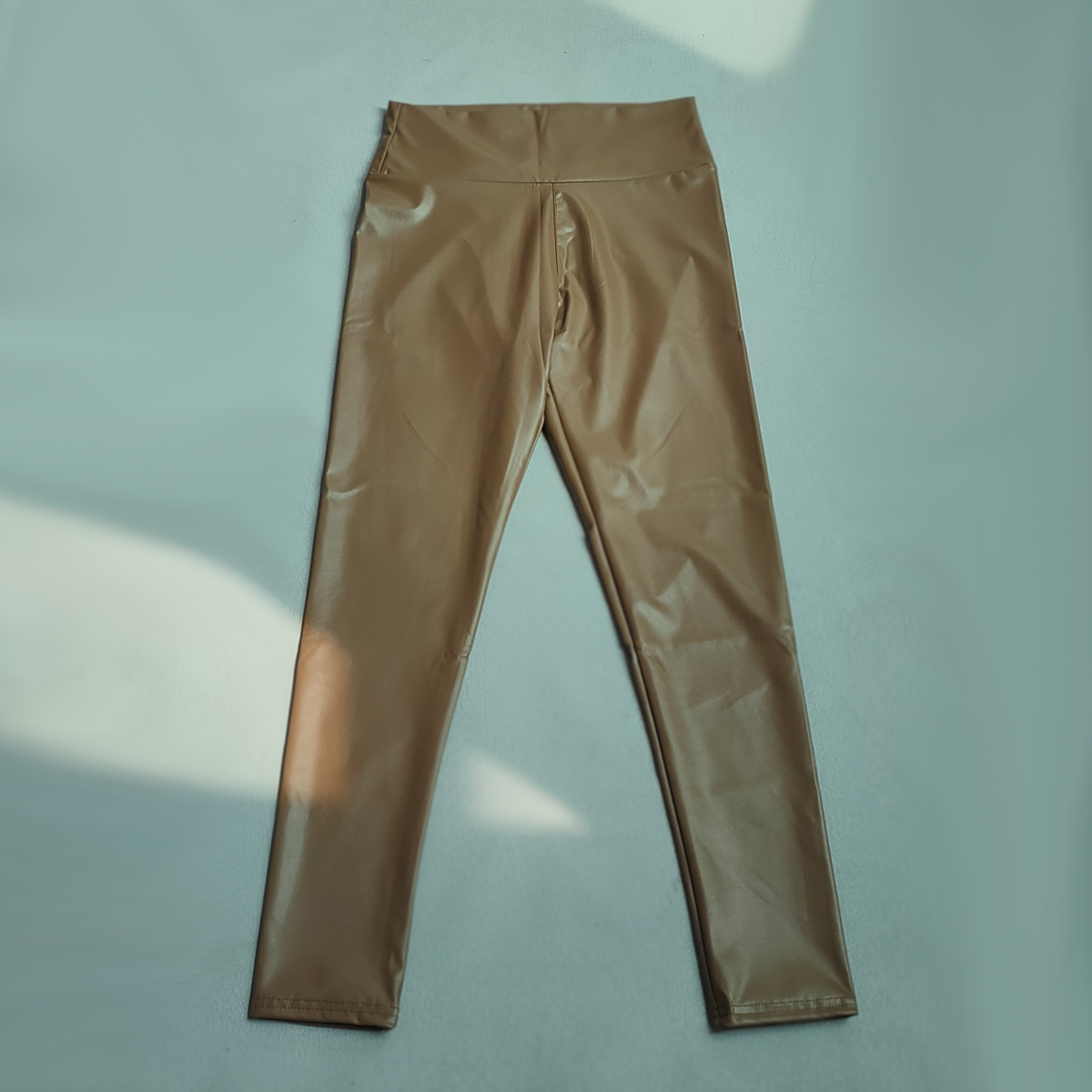 Nessaj Womens Leather Sexy Hip Lift Casual Pu Leather Pants High Waist