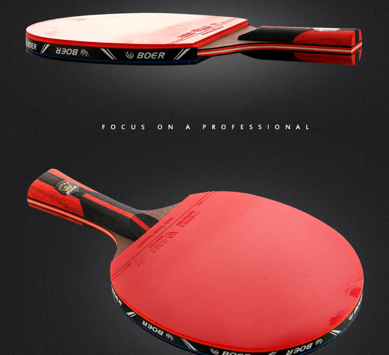 Original Boer Table Tennis Racket Finished Pingpong Rackets Three ...