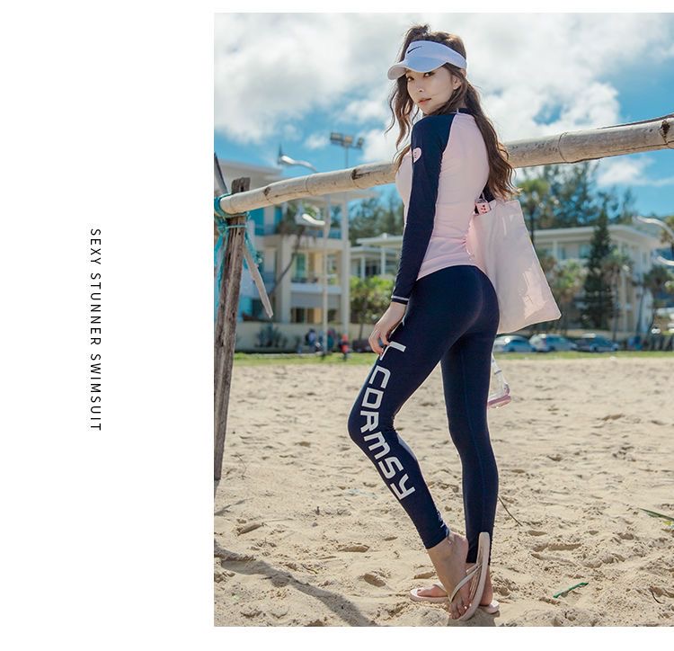 Long-Sleeve Swimsuit Padded Diving Suit Swimming Suit Muslimah Women's ...