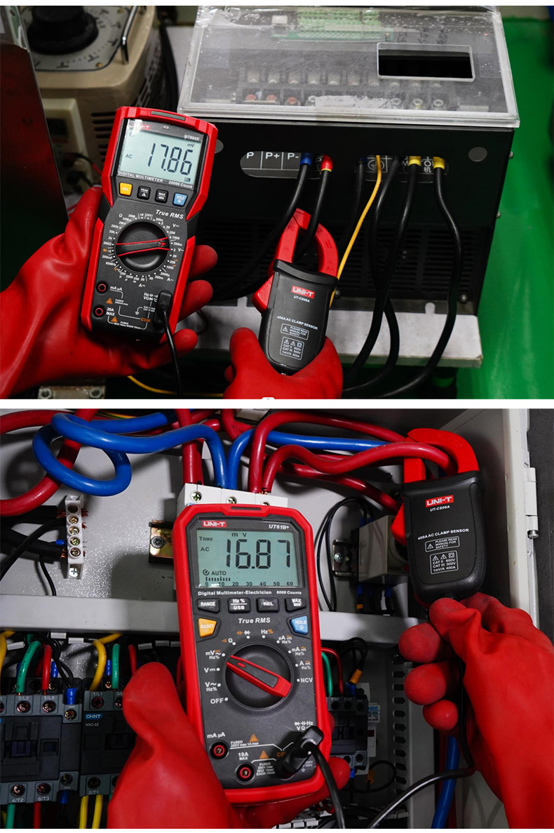UNI-T UT-CS06A 400A AC Current Clamp Sensor; Multimeter Sensor For ...