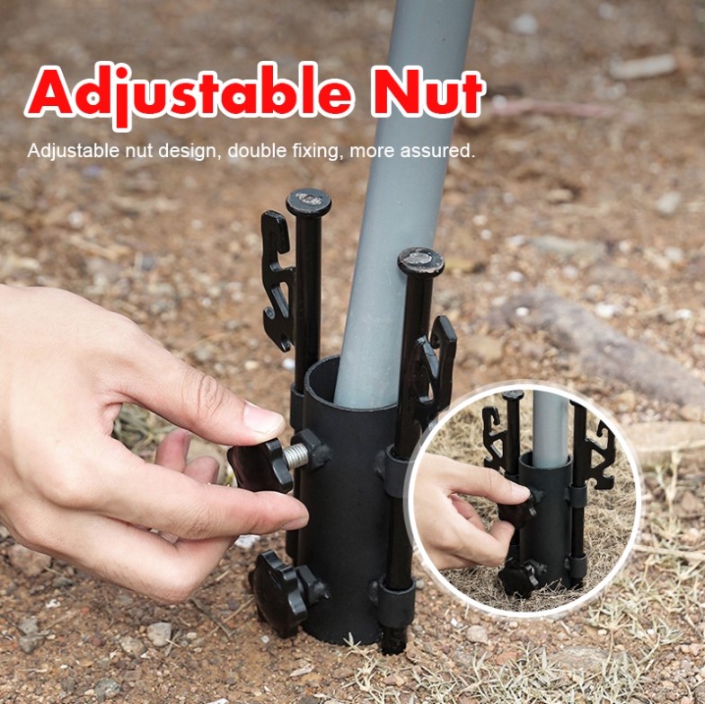 Camping Pole Holder Camping Tent Pole Holder Flysheet Tarp Holder ...