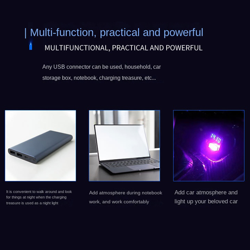 5V Mini USB Light Car Decorative Lamp Long Service Life Wide Application Emergency Reading Night ...