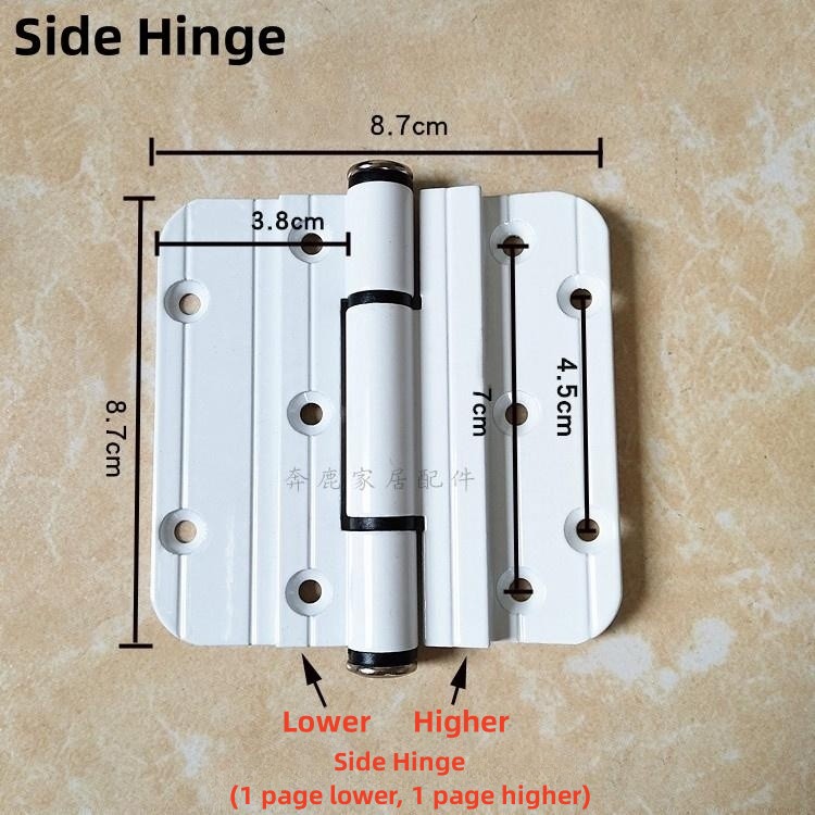 Aluminum Alloy Folding Door Side Hinge Balcony Sliding Door Wooden Door ...