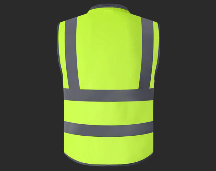 High Visibility Reflective Safety Vest With Pockets Hi Vis Vest Outdoor ...