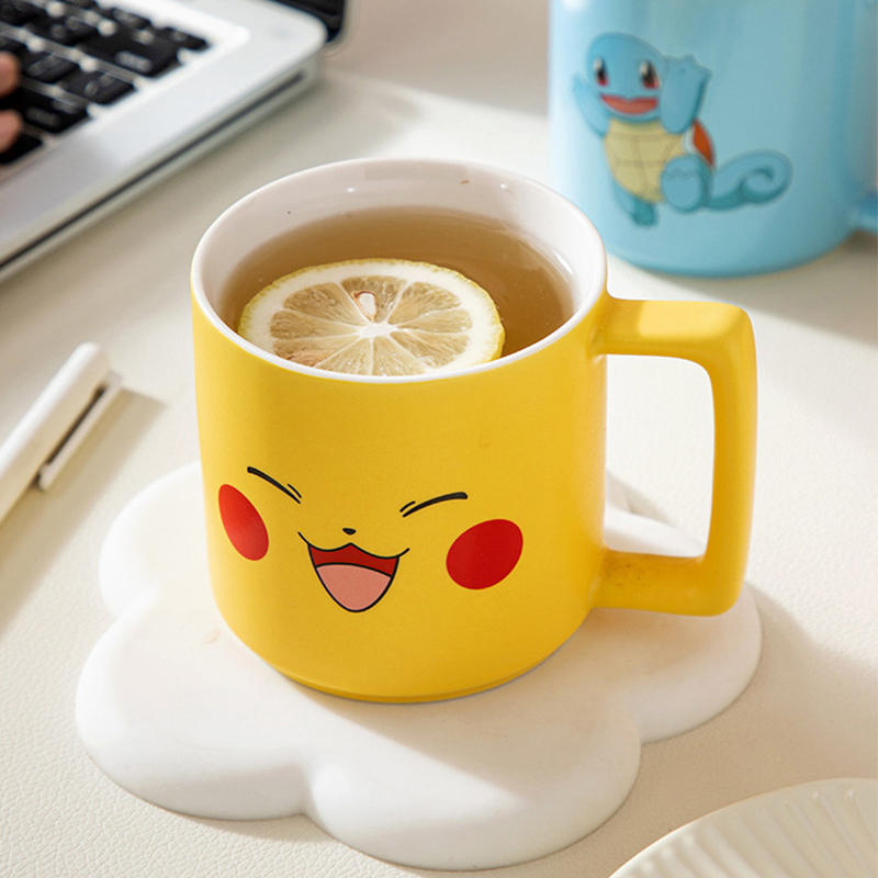 Pokemon Pikachu Ceramic Mug Cute Animation Squirtle Children's ...