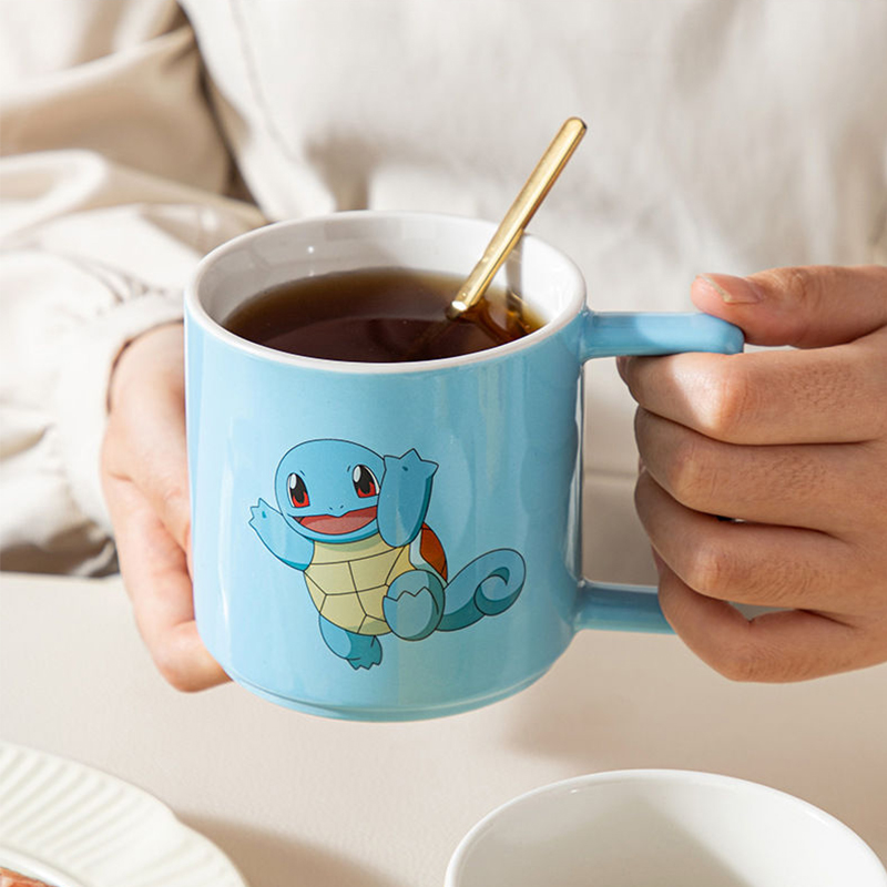 Pokemon Pikachu Ceramic Mug Cute Animation Squirtle Children's ...