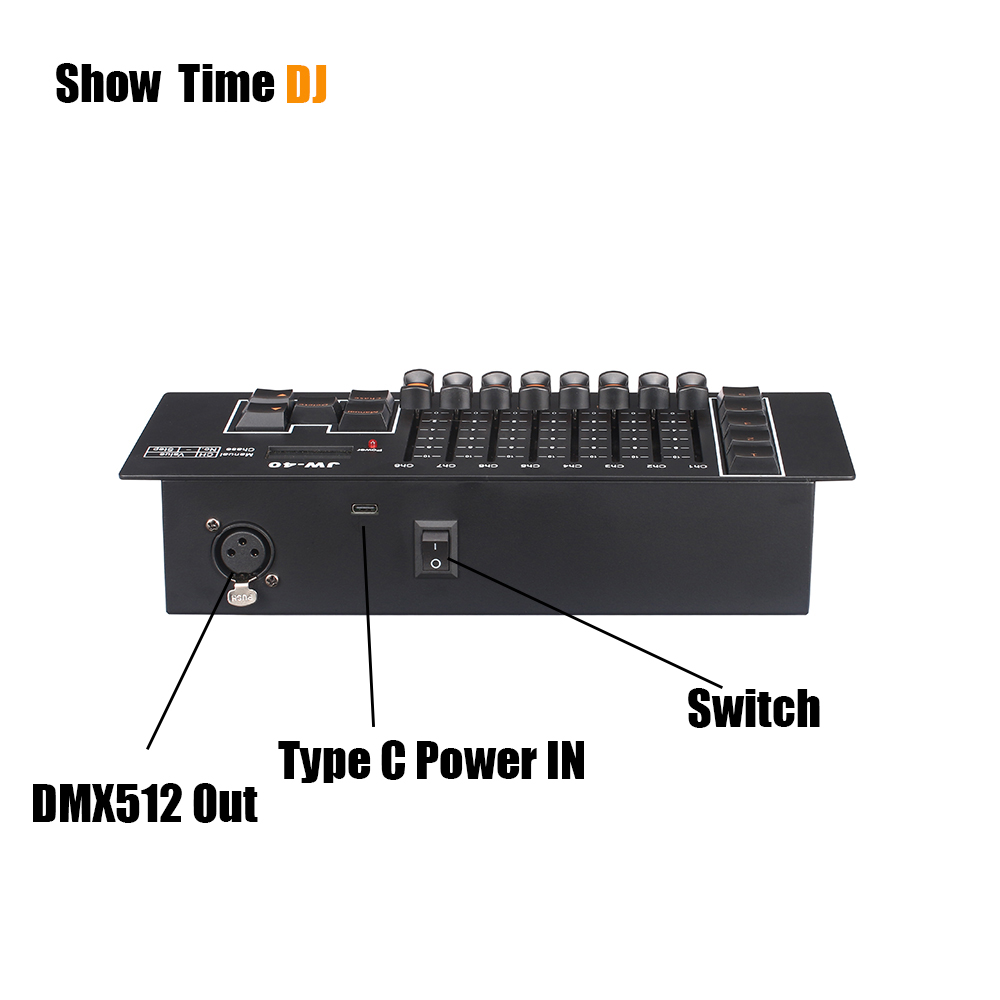 MA Button Mini DMX 512 Battery Controller 40DMX Channels Lighting ...