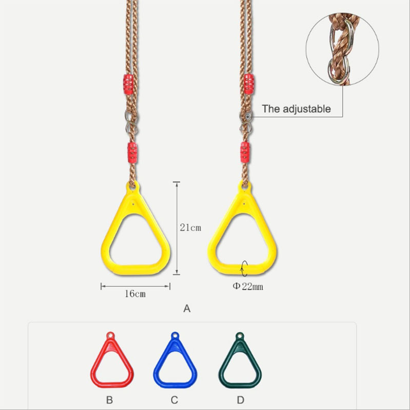 Sensory OT training Rope With Platforms Disc Kids Swing Seat the five ...