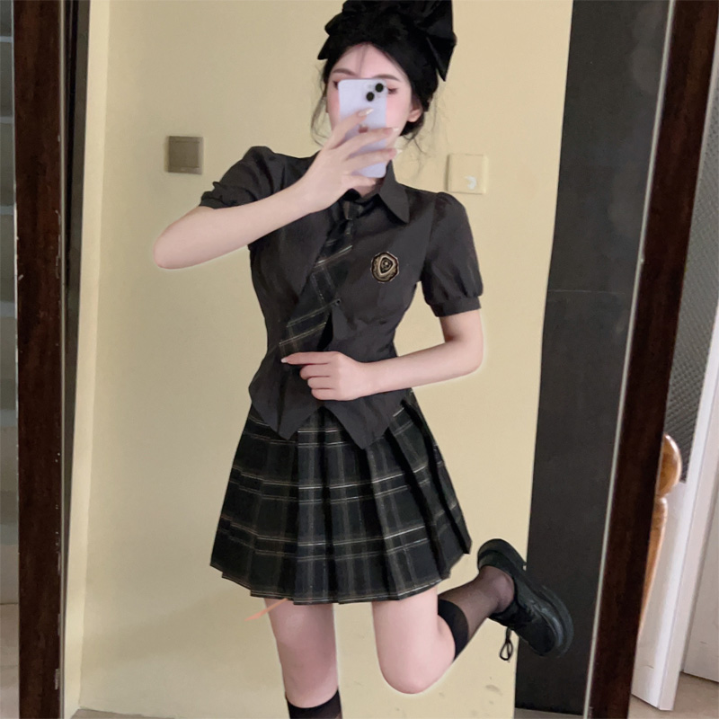 Jk Uniform Summer Women's Clothing Small Age-Reducing Korean Version ...