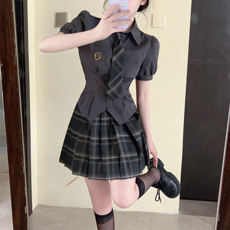 Jk Uniform Summer Women's Clothing Small Age-Reducing Korean Version ...