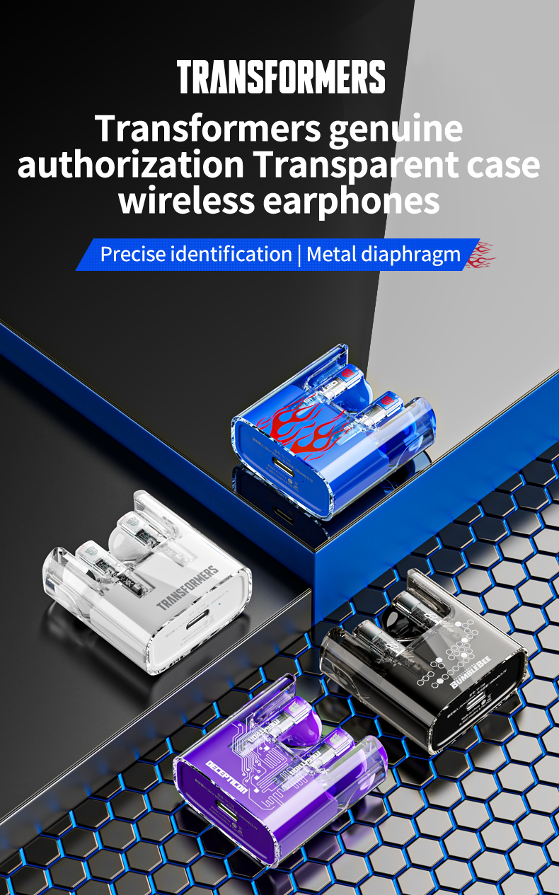 Transformers TF-T08 Bluetooth Earphone Wireless Earphone Transformers ...