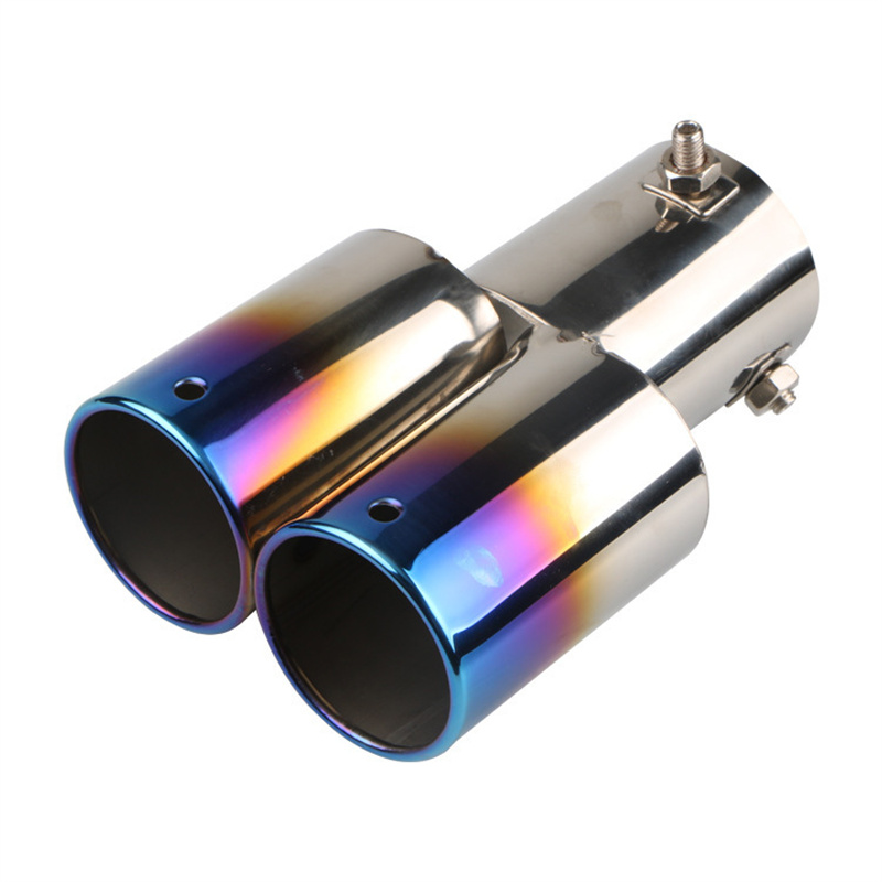 Car Styling Universal Car Decoration Chrome Tail Pipe Car Exhaust Trim ...