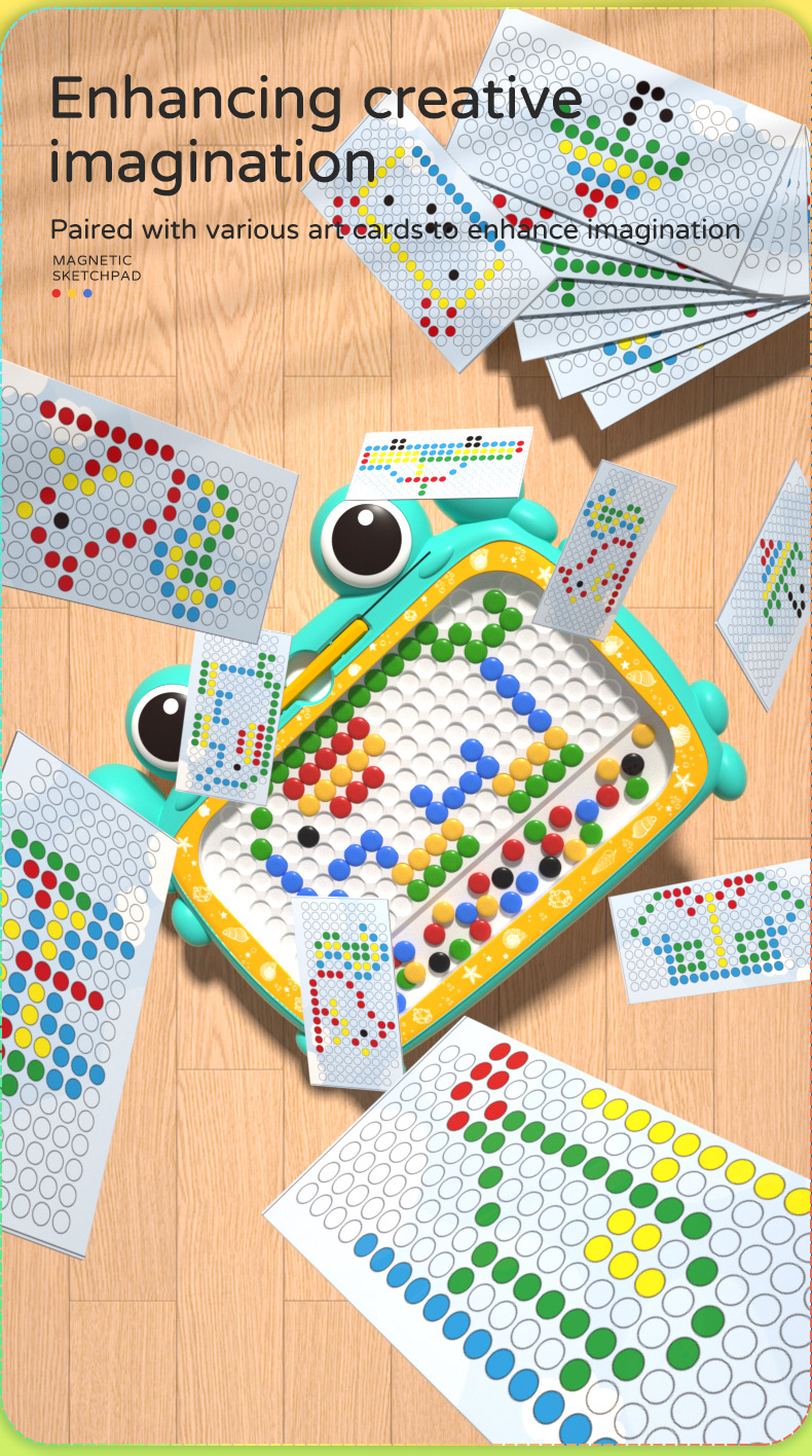 Yimi Kids Crab Drawing Board 116 Beads Drawing Board Multi-Colour ...