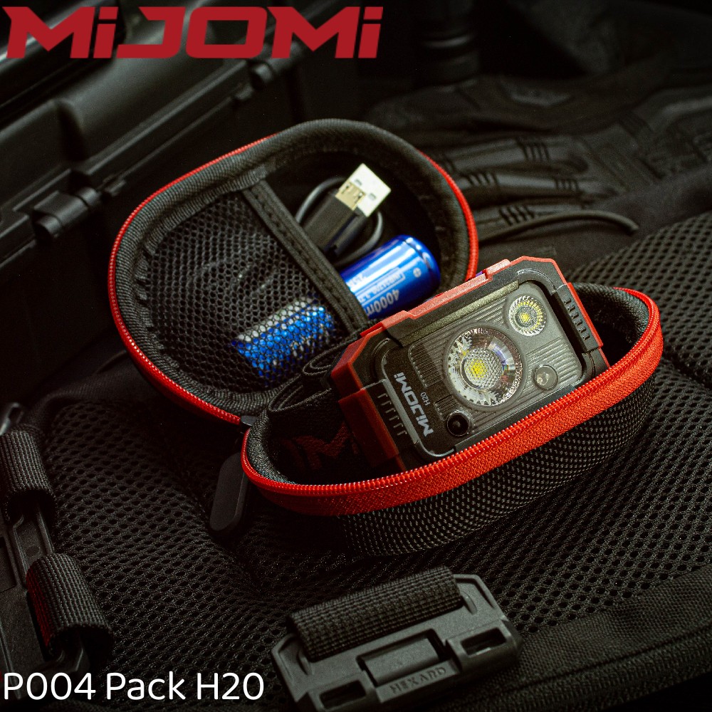 Mijomi Headlamp H20 With Wave Motion Sensor Headlight, Lightwight Head ...