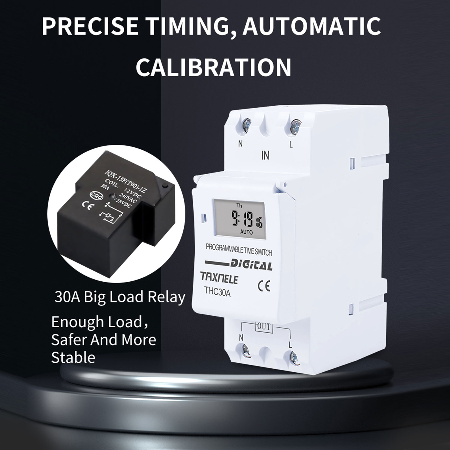 AC 220V Din Rail Weekly LCD Programmable Timer Switch Time Relay Switch ...