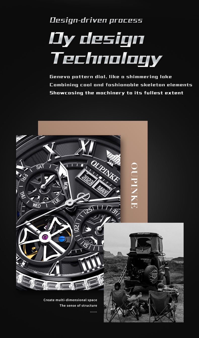 OUPINKE Automatic Watch Men Mechanical Watch Man Jam Tangan Lelaki Original Fashion Luxury ...