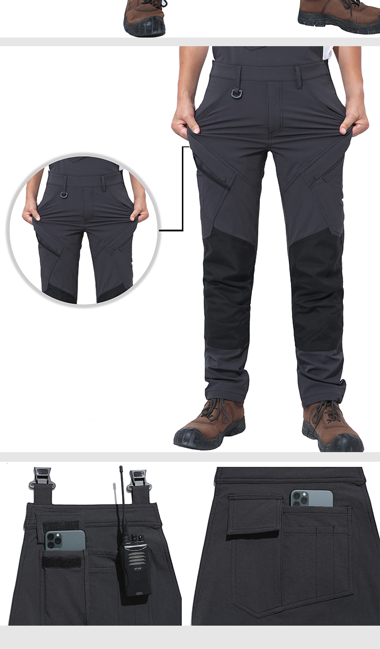 High Stretch Oxford Overalls Men Workwear for Welding Multi Pockets ...