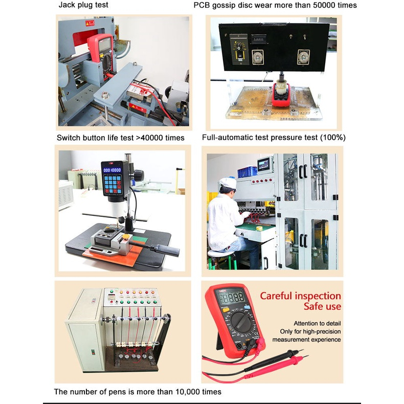 UNI-T UT33+ Series AC DC 600V DC 10A Palm Size Digital Multimeter UT33A ...