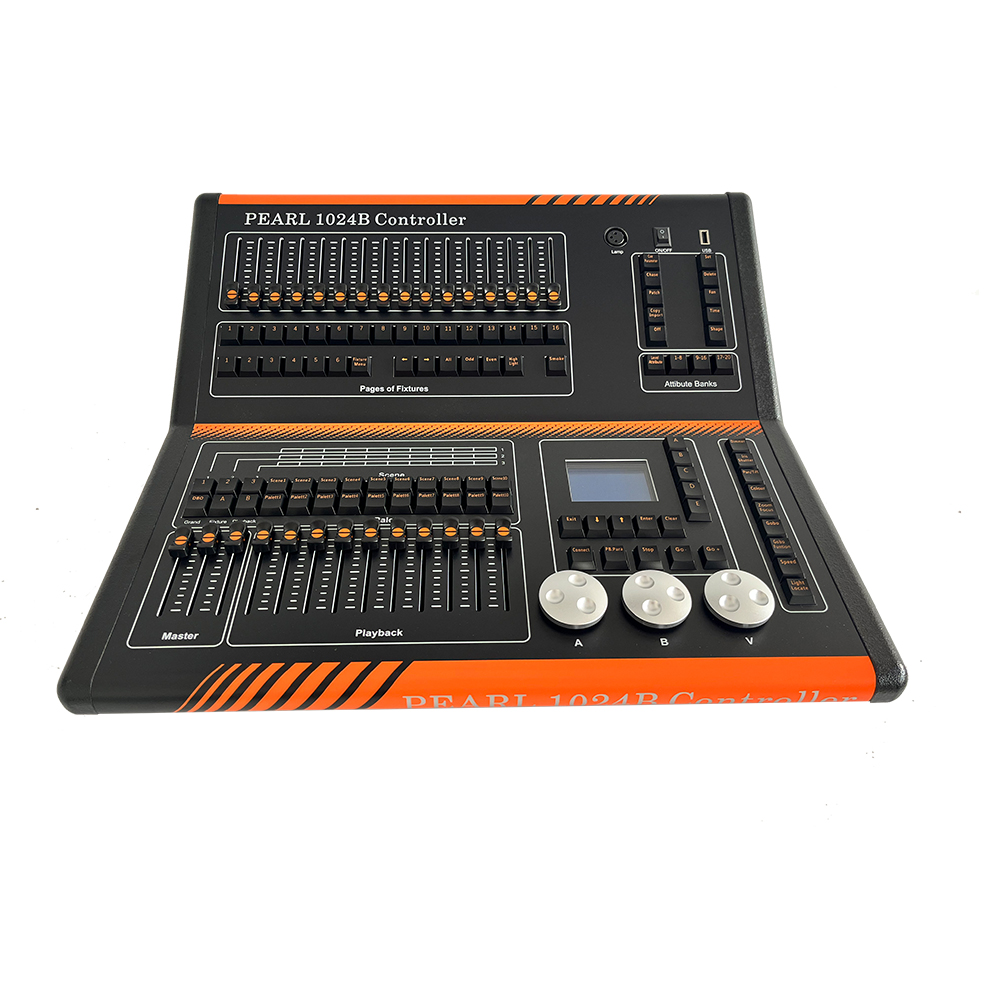 Pearl 1024B Flightcase MA Key Light Button Pro DMX 512 Console ...