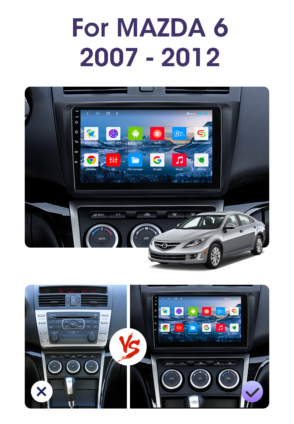 Jansite Multimedia Player 2DIN Android Car Host Radio Audio GPS ...