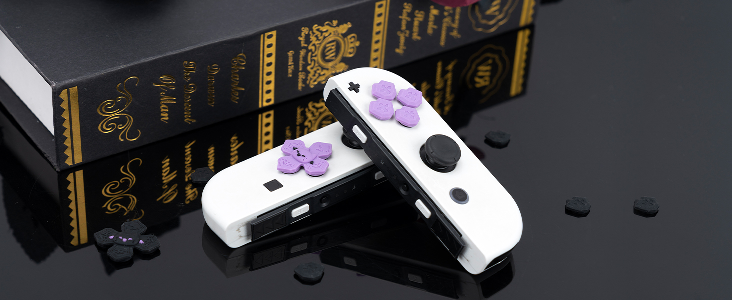 Nintendo Switch Button Caps, Switch Dpad Cover Set for Nintendo Switch ...