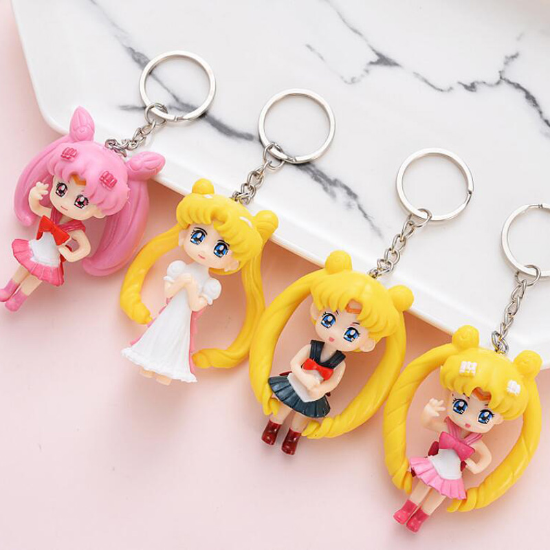 20 Style 4Pcs/6Pcs/Set Anime Sailor Moon Tsukino Usagi Chiba Mamoru ...