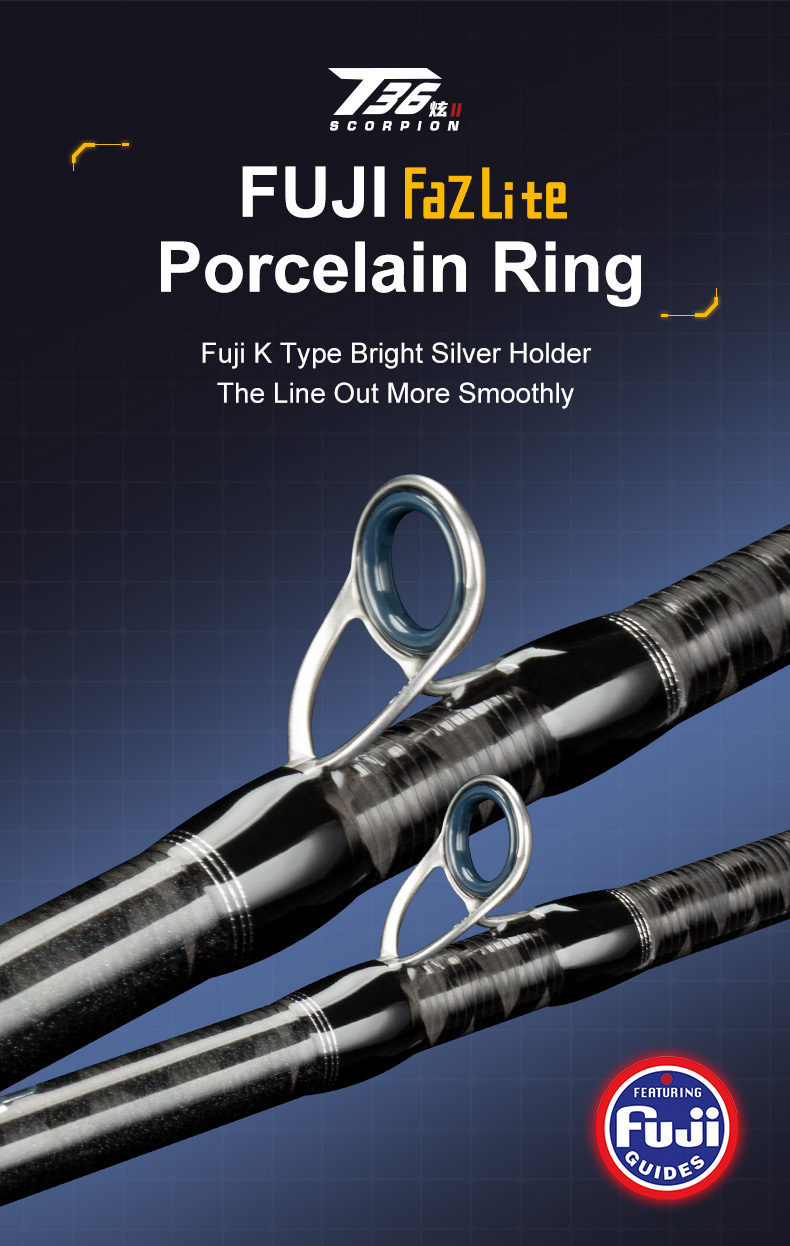 TEASER《T36》Universal Lu Ya Gan Fuji F Ring Middle Quick Adjusting ...
