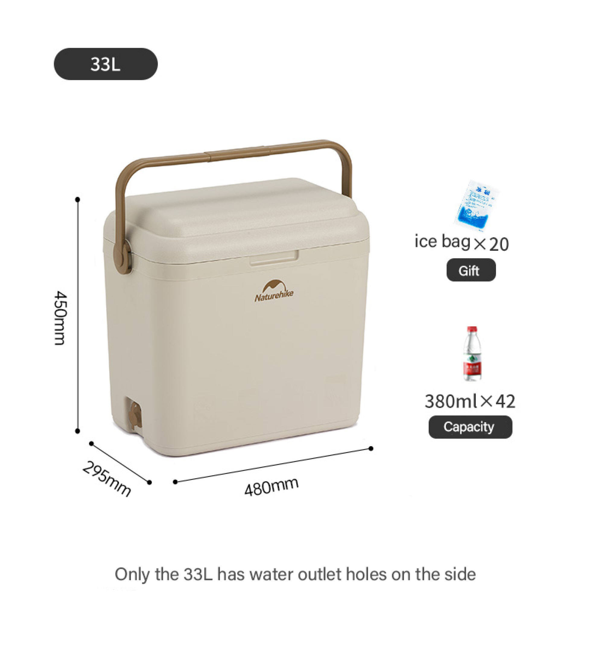 Naturehike Antibacterial Insulation Box Outdoor Camping Ice Cube ...