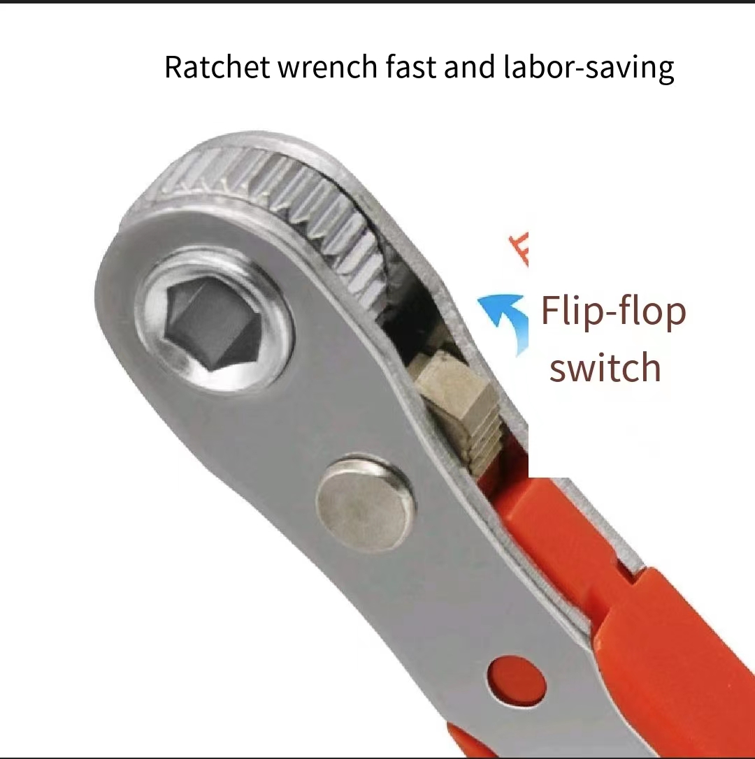 Built-in magnetic mini 36-tooth forward and reverse ratchet screwdriver ...