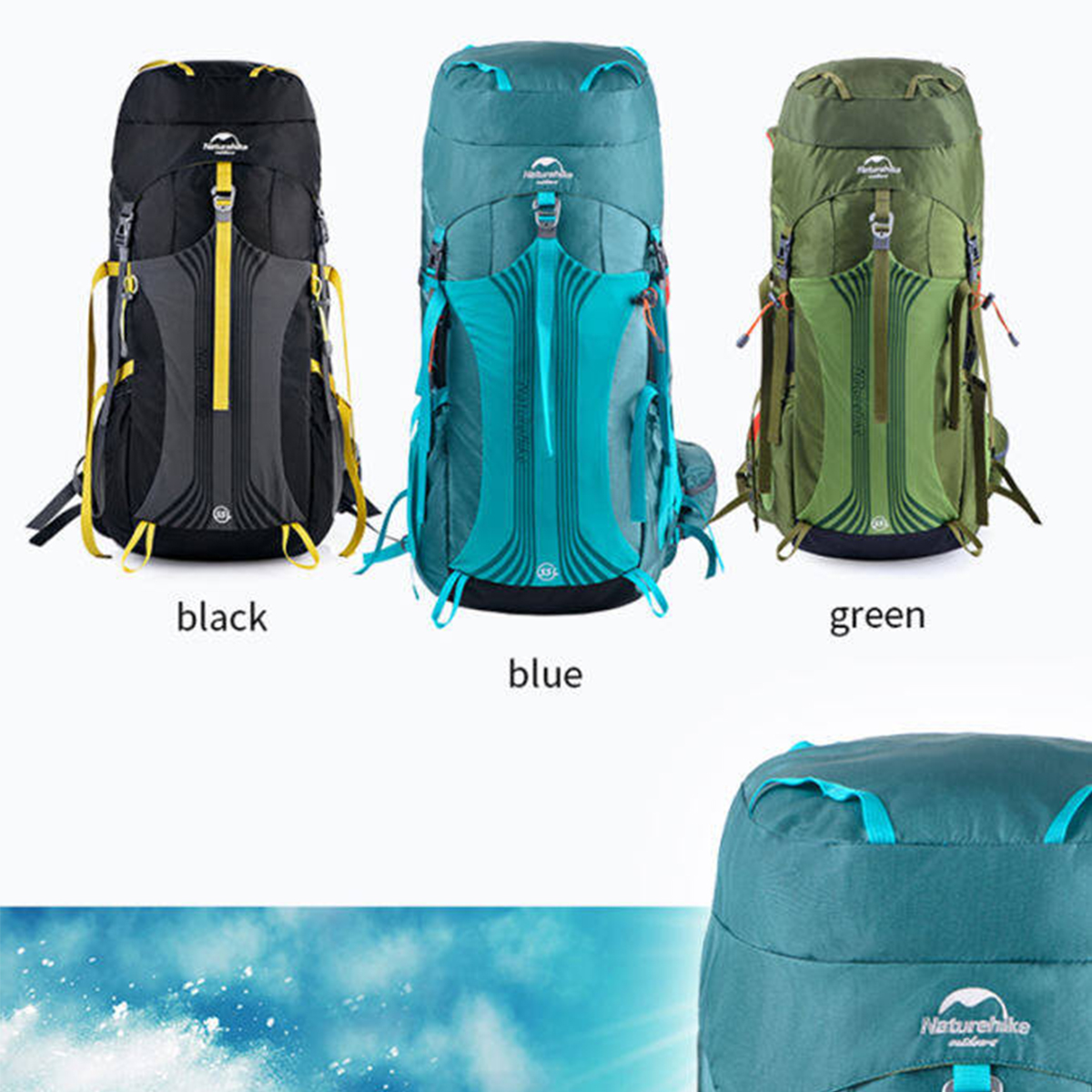 Naturehike Hiking Bag Professional Climbing Lightweight Outdoor Camping ...